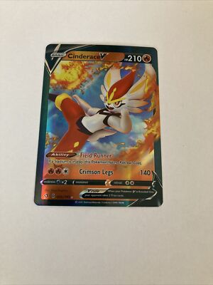 Pokémon TCG Cinderace V Rebel Clash 035/192 Holo Ultra Rare | eBay