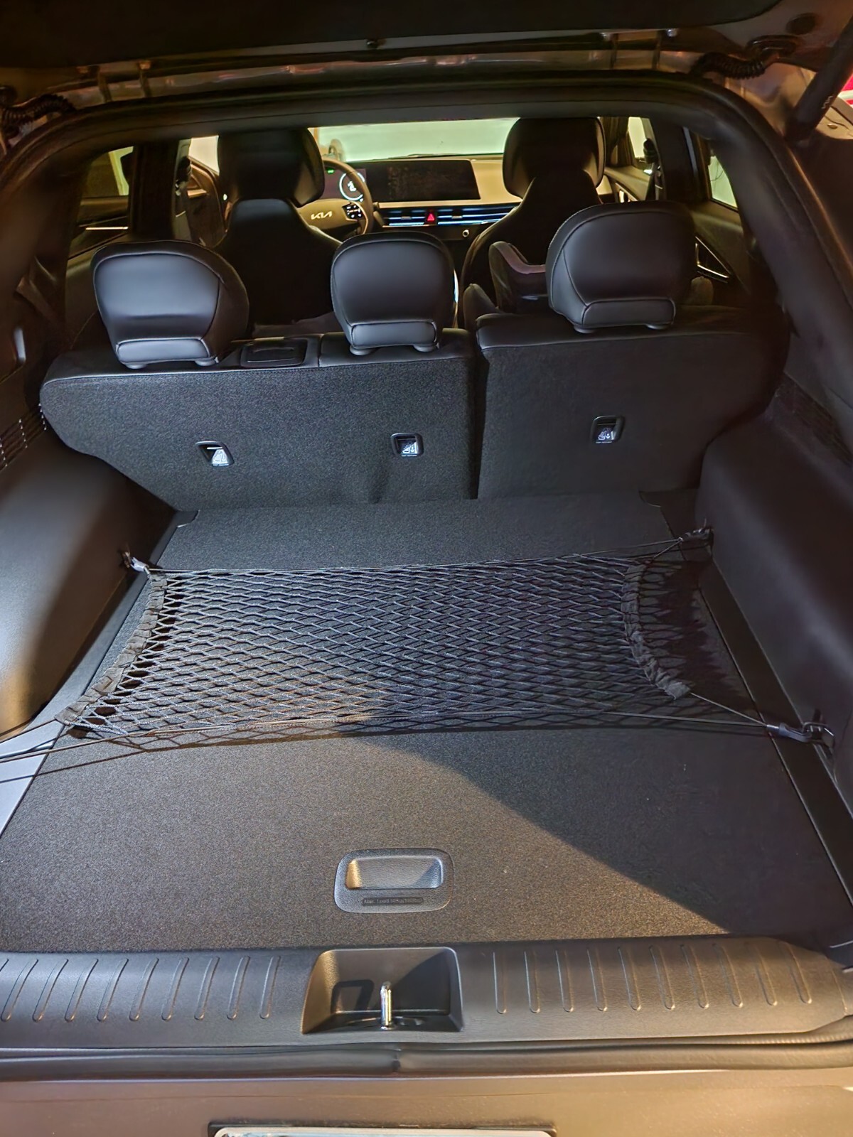 Rear Trunk Floor Style Organizer Mesh Web Cargo Net for KIA EV6 2022 ...