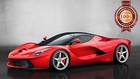 FERRARI LAFERRARI RED SUPERCAR SPORTS SUPER CAR PHOTO PRINT - PREMIUM ...