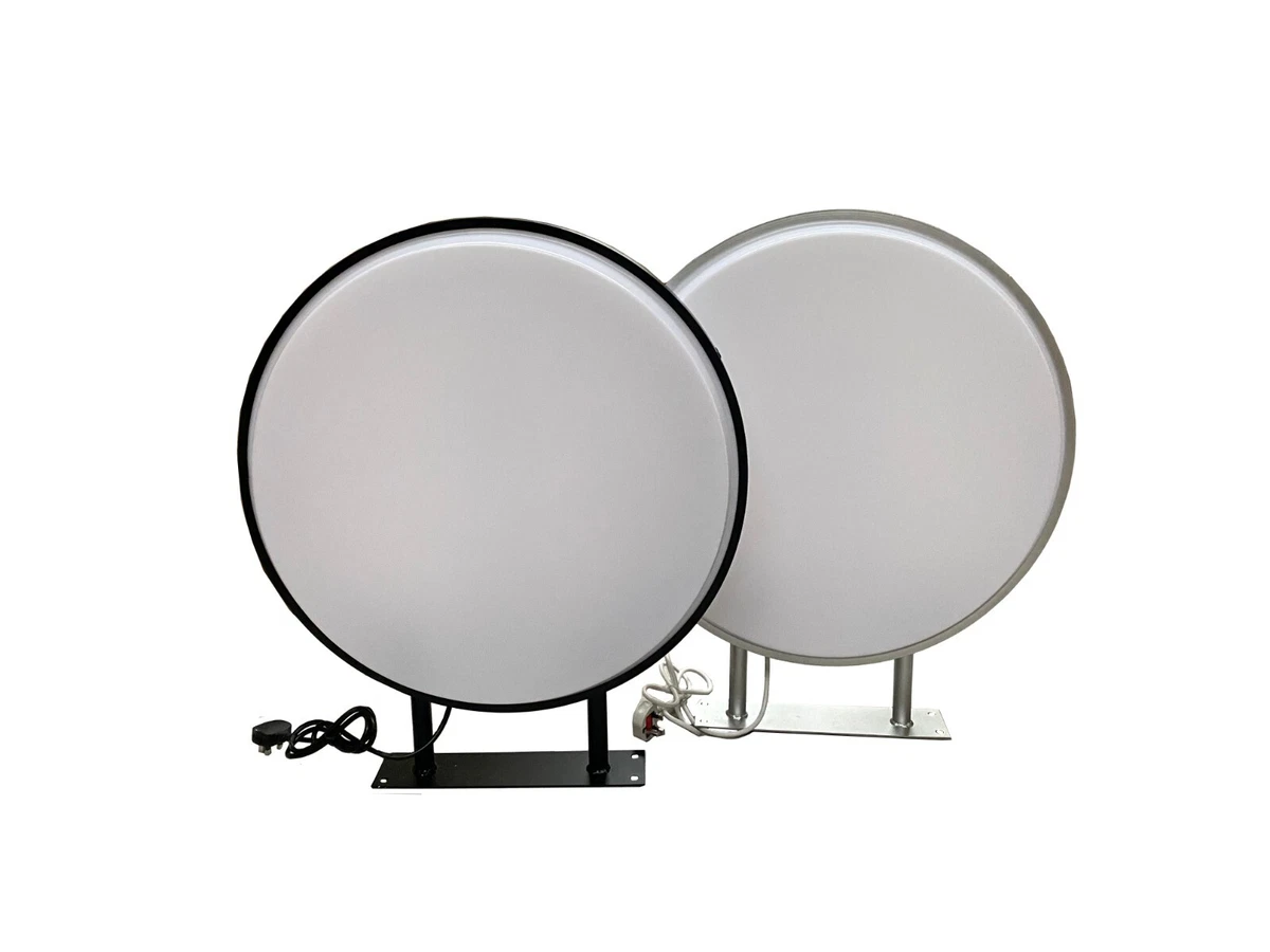 Round Outdoor Led Light Box Sign | Shelly Lighting