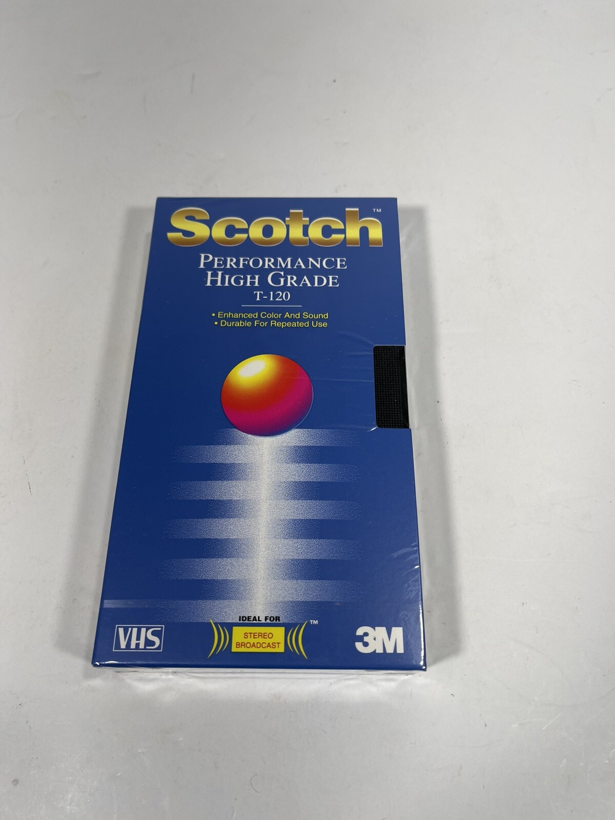3m Scotch Performance High Grade T-120 Blank VHS Videotape 6hr for sale ...