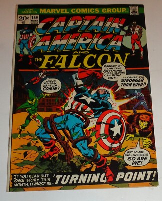 CAPTAIN AMERICA & FALCON #159 HIGH GRADE 8.5/9.0 1973 | eBay