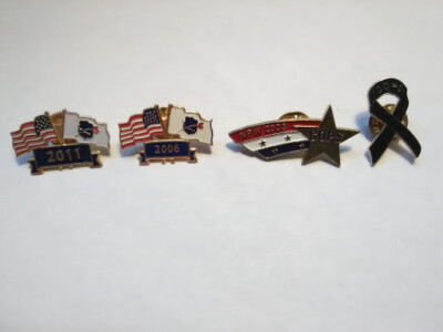 American Flag Police Cop Law Enforcement Pins. Lot of four. Support the ...