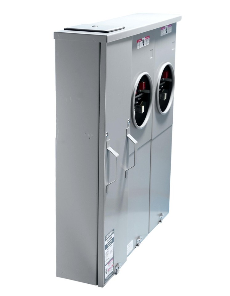 Siemens WEPK2211 200 AMP 2-Gang UNI-PAK Meter Socket USERC compliant | eBay