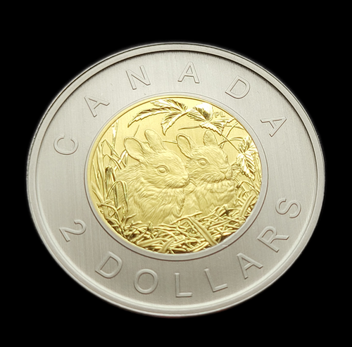 2$ CANADA TOONIE 2014 *** SPECIMEN *** BABY RABBITS *** | eBay