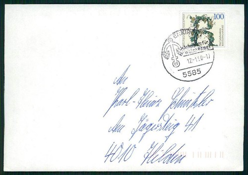 BRD COVER 1990 WEIN RIESLING-ANBAU VINE WINE REBEN TRAUBEN GRAPE PLZ ...