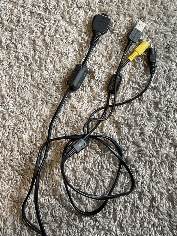 Genuine OEM VMC-MD1 USB A/V Cable for SONY DSC-W50 W55 W80 W90 W100 ...