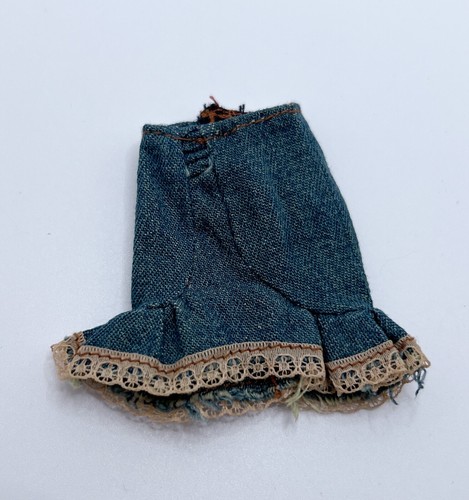 MGA Strut It Cloe Bratz Girls Doll Clothes Jean Dwnim Skirt Brown Lace ...