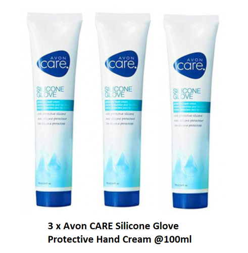 3 x Avon CARE Silicone Glove Protective Hand Cream @100ml - Bigger size ...