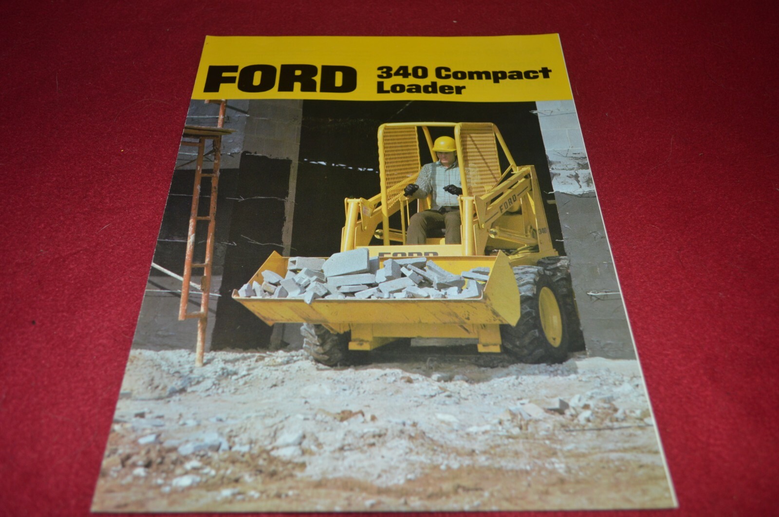 Ford Tractor 340 Skid Steer Loader Dealer's Brochure AMIL15 | eBay