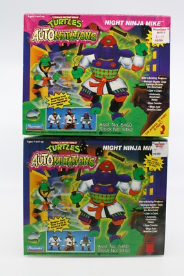 TMNT Ninja Turtles Auto Mutations Night Ninja Mike Variant Set / Two ...