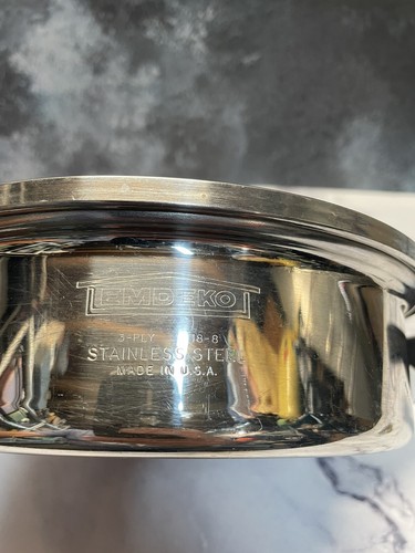 Emdeko 3-ply 18/8 Stainless Steel 8.5” In Frying Pan No Lid | eBay