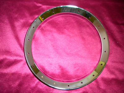 BANJO TONE RING CHROME PLATED (FLATHEAD) for Standard 11" Head | eBay