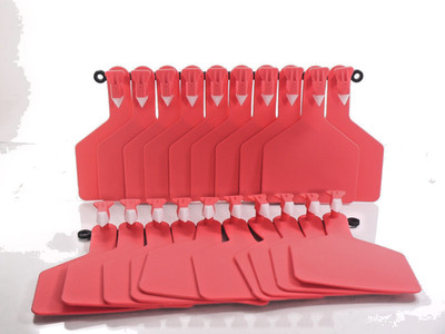 20Pcs Z Tags One-Piece Cattle Ear Tags TPU Blank Livestock Animal ...