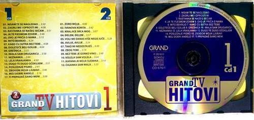 2CD GRAND TV HITOVI 1 compilation 2016 narodna folk srbija hrvatska ...