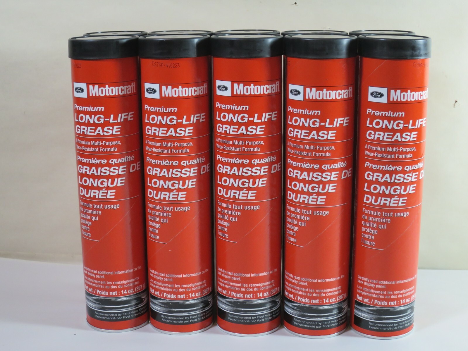 Motorcraft XG-1-E1 Lubricant Chassis Grease Genuine 14oz Case of 10 | eBay