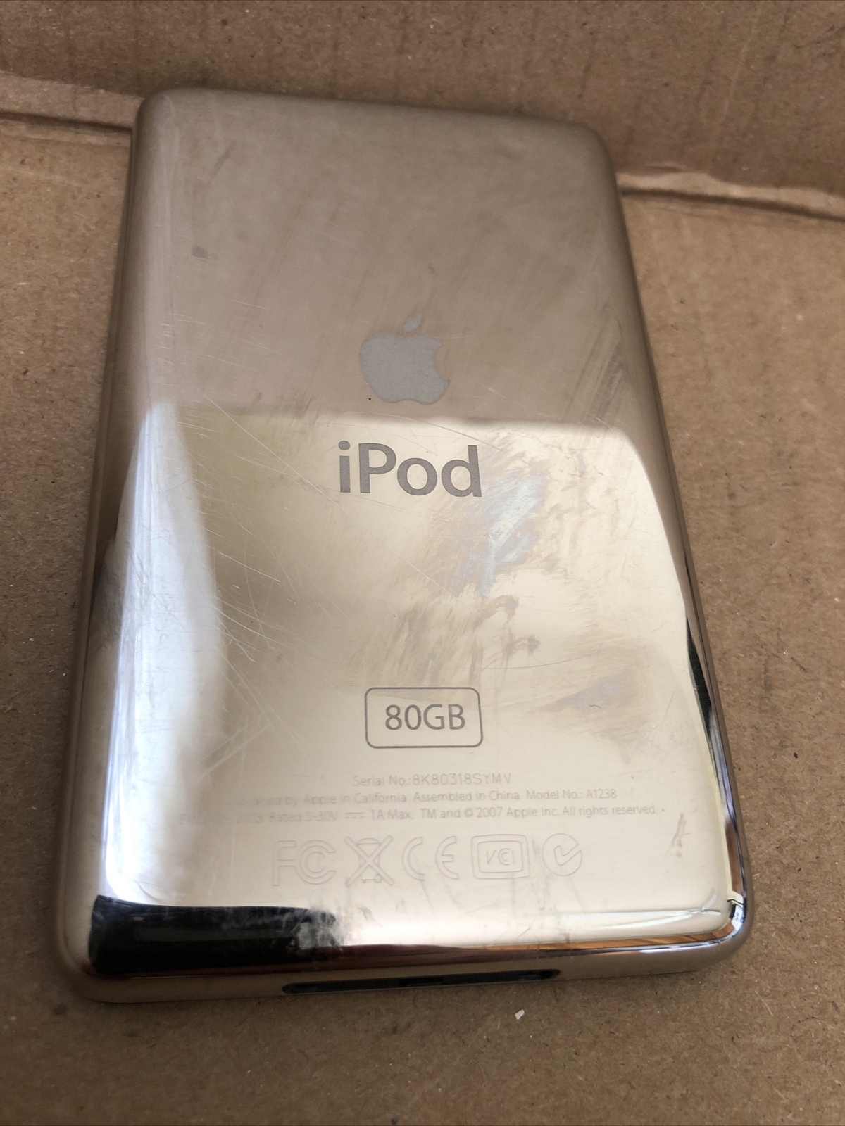 Apple iPod classic 6th Generation Silver (80 GB) Works Great ...