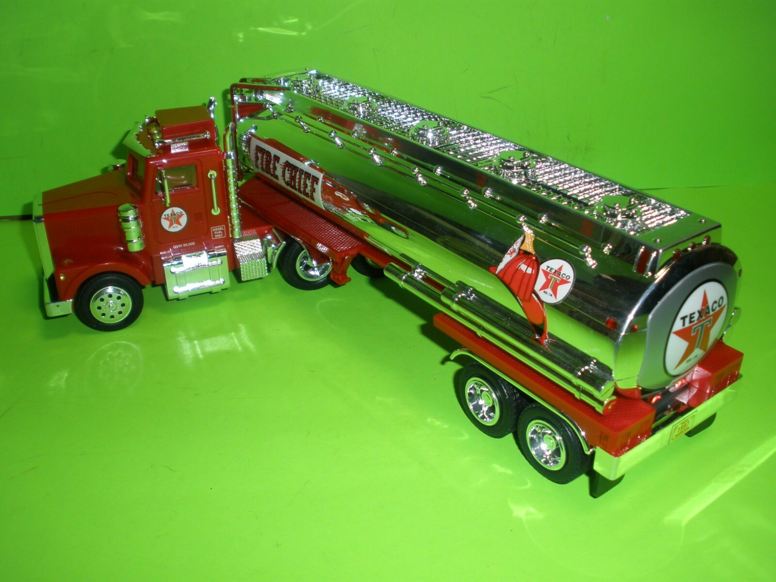 Taylor Made Trucks TMT Texaco Tanker Tractor Trailer Truck FIRE CHIEF 1 ...
