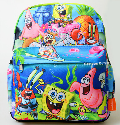 Spongebob Mini purse Backpack 12" Bag Patrick Mr. Krabs Sandy Cheeks ...