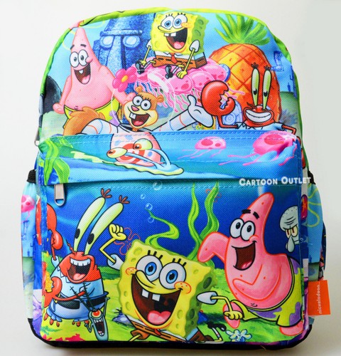 Spongebob Mini purse Backpack 12" Bag Patrick Mr. Krabs Sandy Cheeks ...