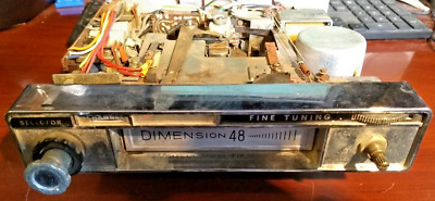 Dimension 4/8 Automobile Car Stereo 4 8 Track Tape Player Made in Japan ...