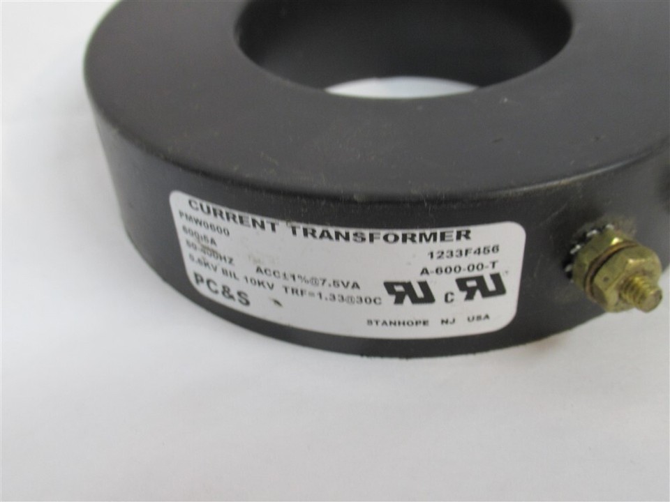 Current Transformer A-600-00-T, 600: 5A Current Transformer, 50 - 400HZ ...