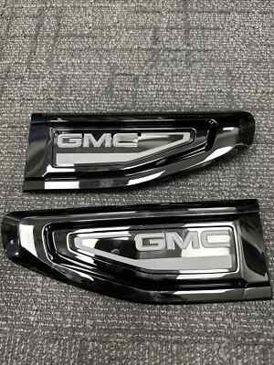 2021-2024 GMC Yukon / Yukon XL Gloss Black Left & Right Fender Vents ...