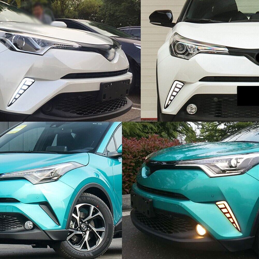 Toyota C-HR Daytime Running Lights Turn Signal Front Bumper Turn Signal ...
