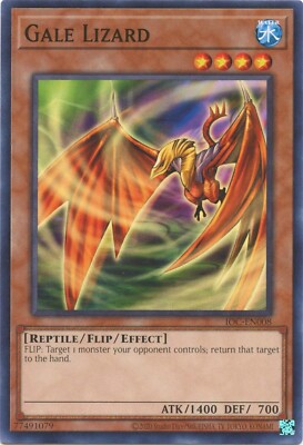 Yu-Gi-Oh! - Gale Lizard - IOC-EN008 - 25th - Unl. Ed. - NM/M | eBay