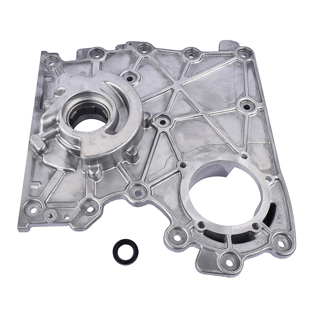 Engine Timing Chain Cover w/ Oil Pump for Chevy Colorado GMC Canyon ...