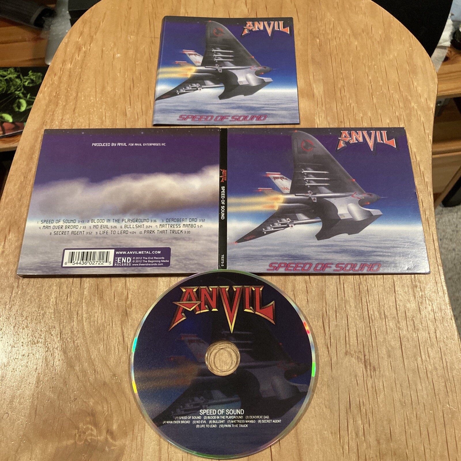 Anvil - Speed Of Sound CD 2012 US reissue judas priest metallica ...