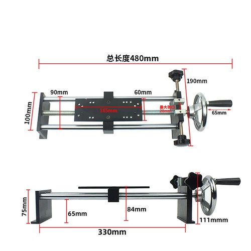 Pointer-type Push-pull Test Machine Horizontal Hand-cranked Tension ...