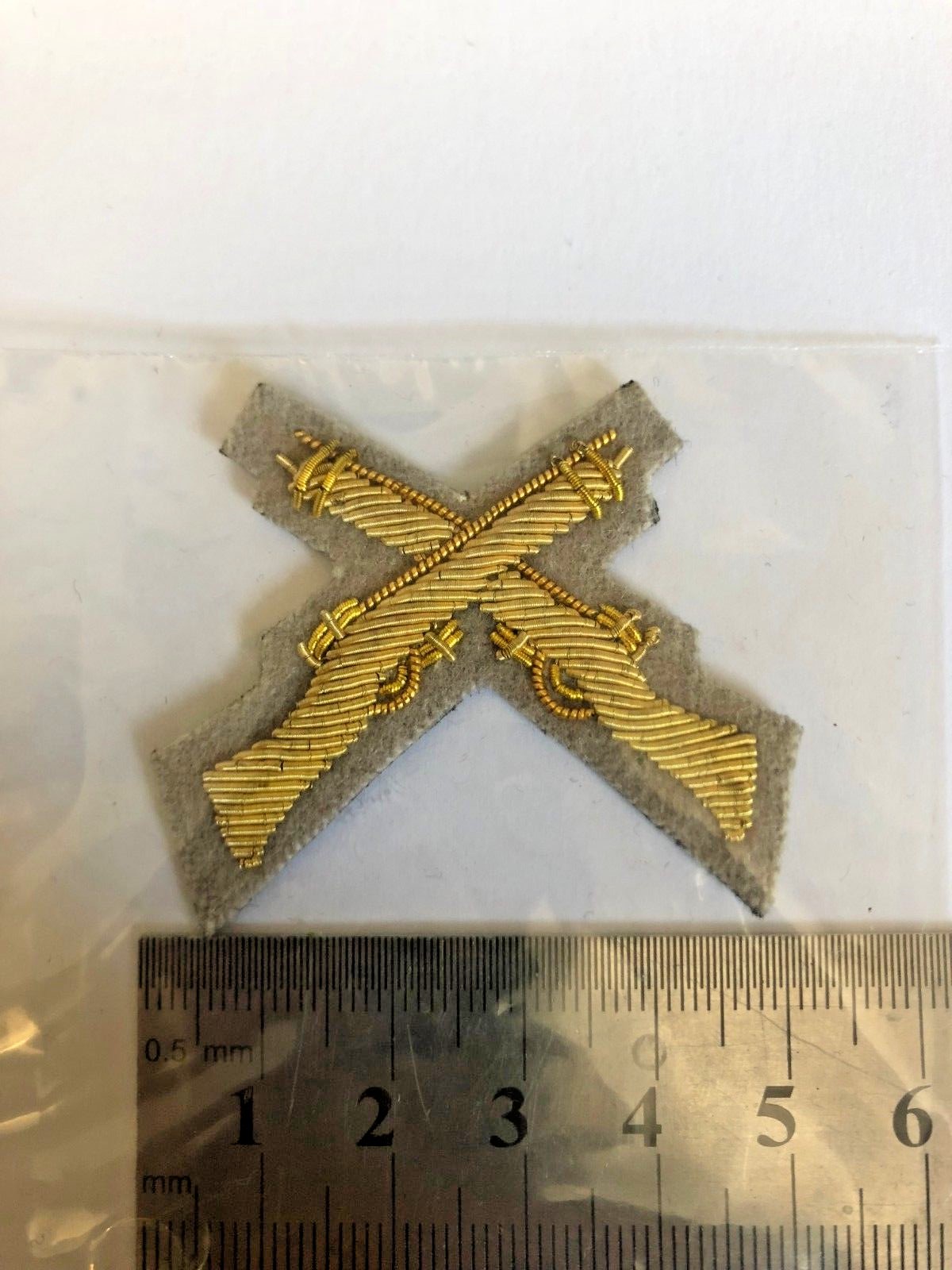 CROSS RIFLES, X RIFLES, MESS DRESS, BLACK, RED, BLUE, RAF BLUE, MAROON ...