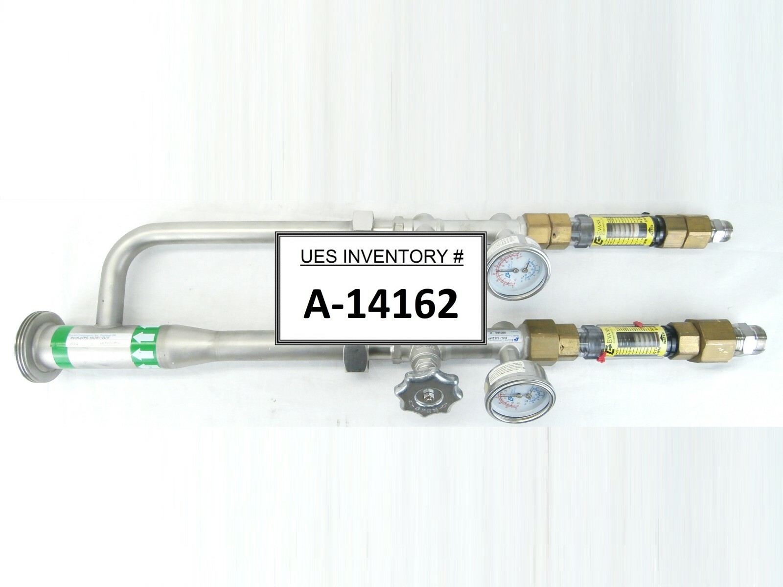 Evans PWR-24PS-16UW-12UW Manifold with Gauges Edwards NRYOWP543 TPU ...