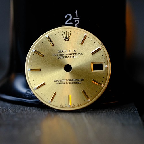 Genuine Rolex Datejust Ladies Two Tone Champagne Index Hour Marker 26mm ...