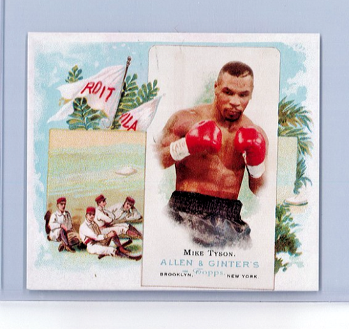 2006 Topps Allen & Ginter Mike Tyson Box Topper #N43-13 SSP! Boxing ...