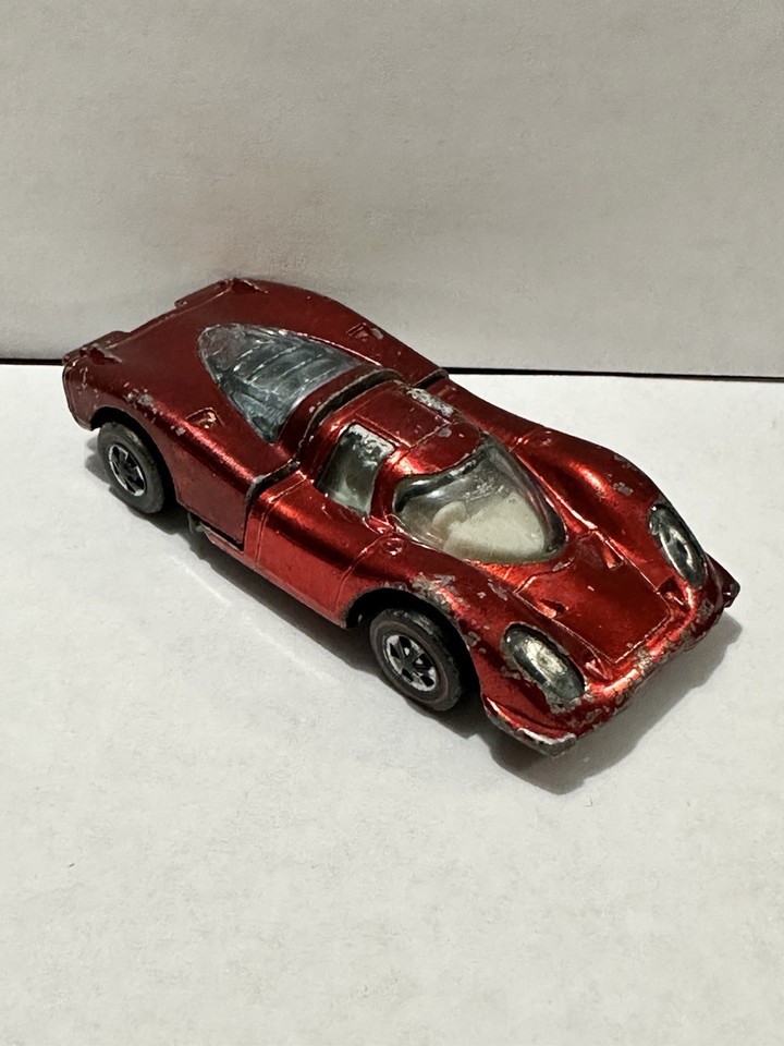 Vintage Mattel Hot Wheels Redlines Porsche 917 1969 Red USA | eBay
