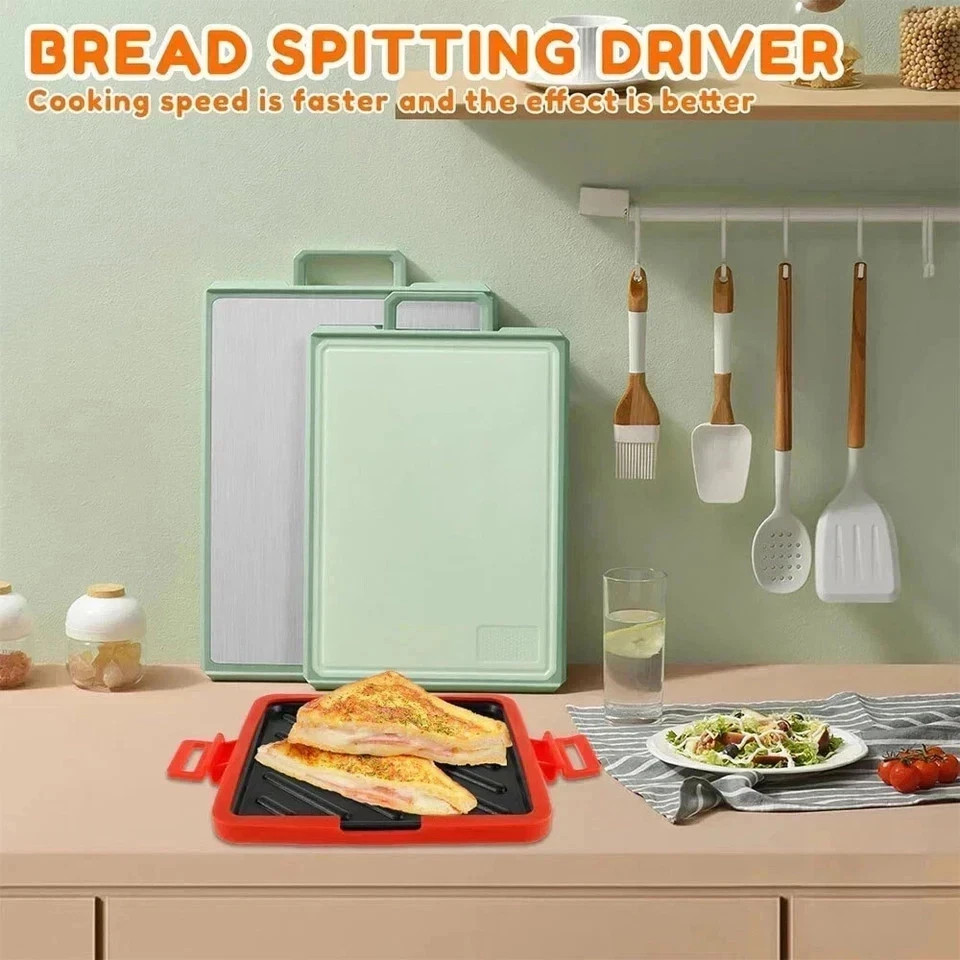 Toasted Sandwich Maker Machine Microwavable Waffle Maker Microwave Oven ...
