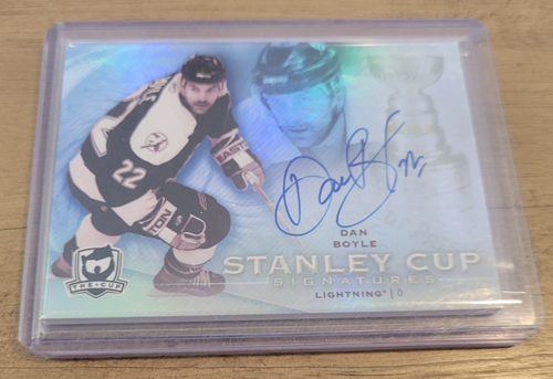 DAN BOYLE 2009-10 UPPER DECK THE CUP STANLEY CUP SIGNATURES AUTO SP/50 ...