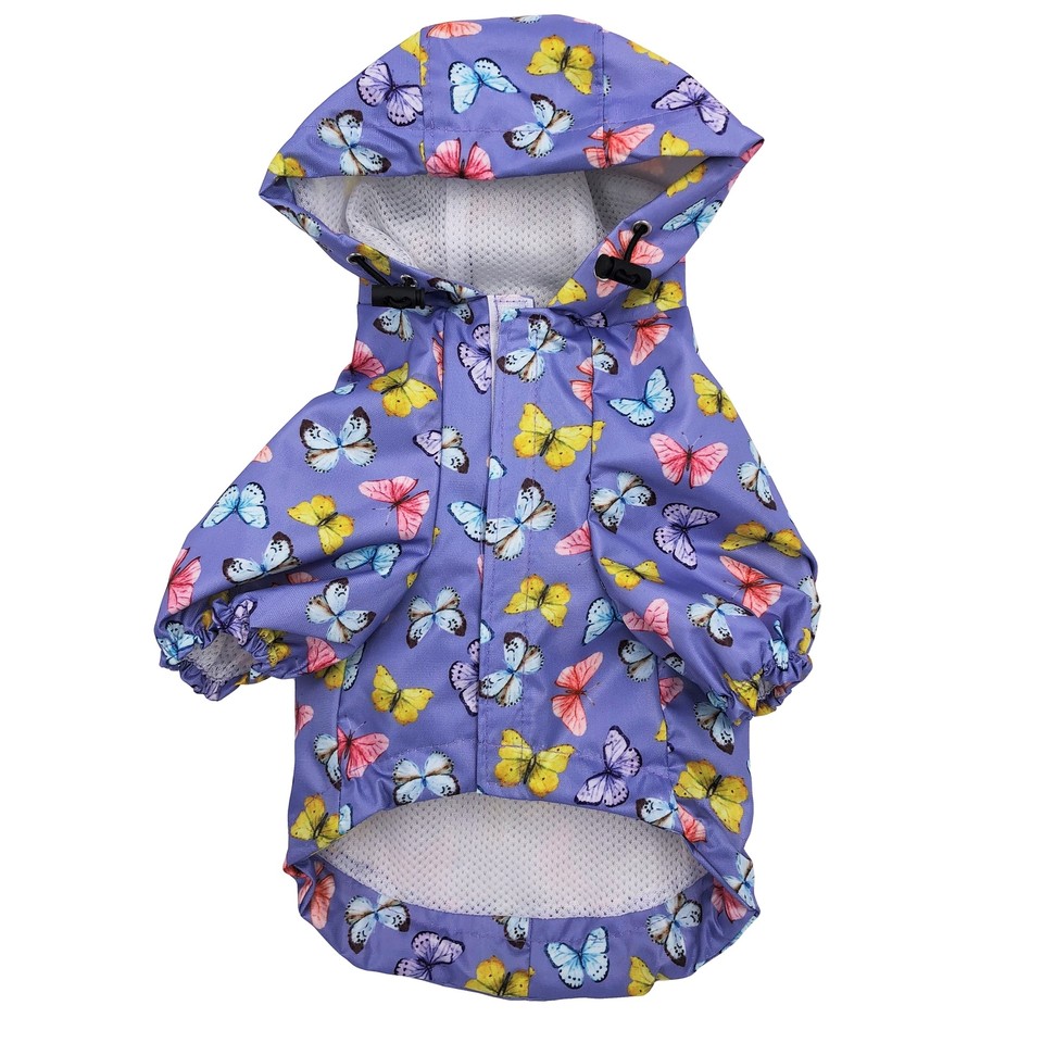 For SMALL Pet Cat Dog RainCoat Hoodie Coat WATERPROOF Rain Jacket ...