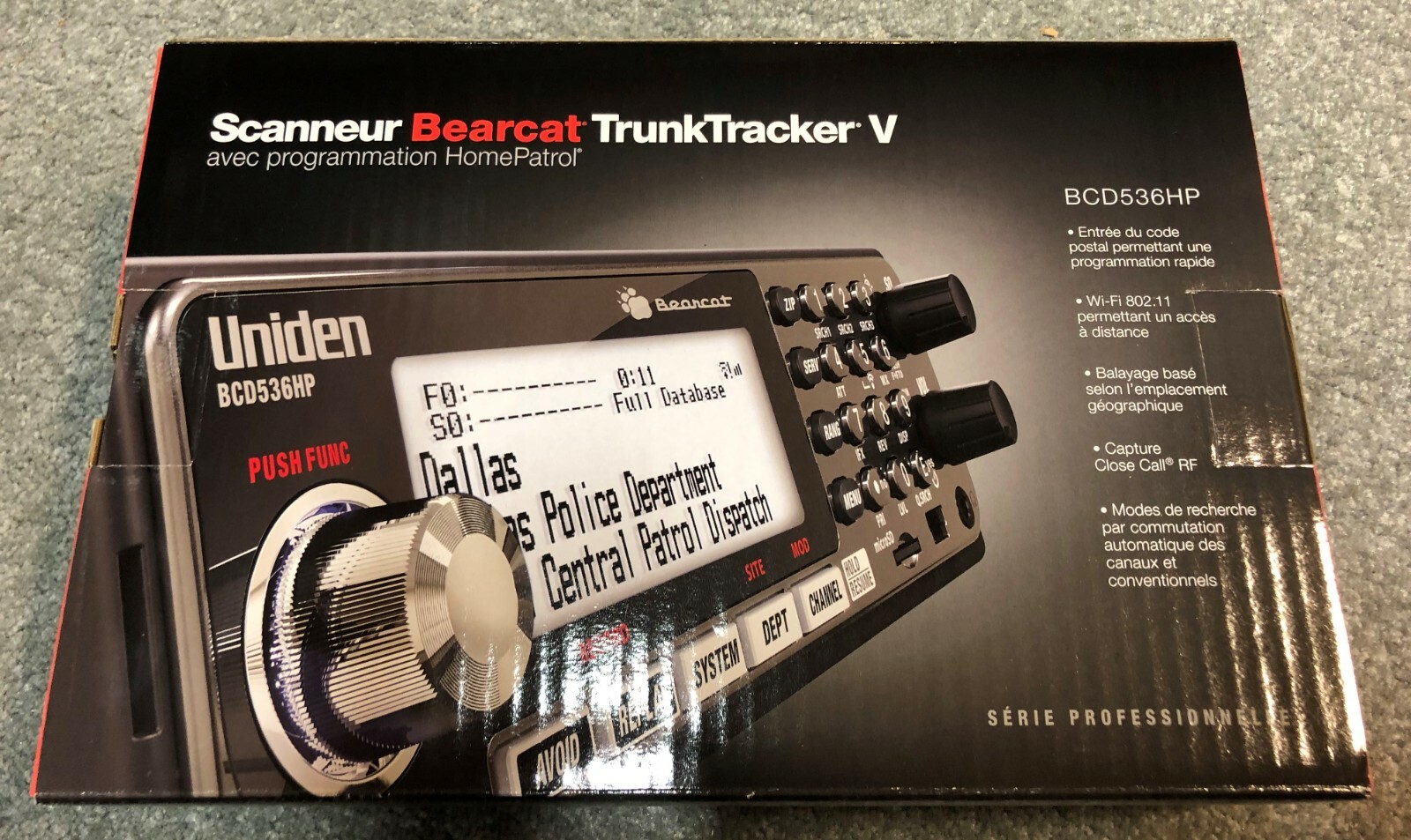 Uniden BCD536HP Home Patrol Series Digital Phase 2 Base/Mobile Scanner ...