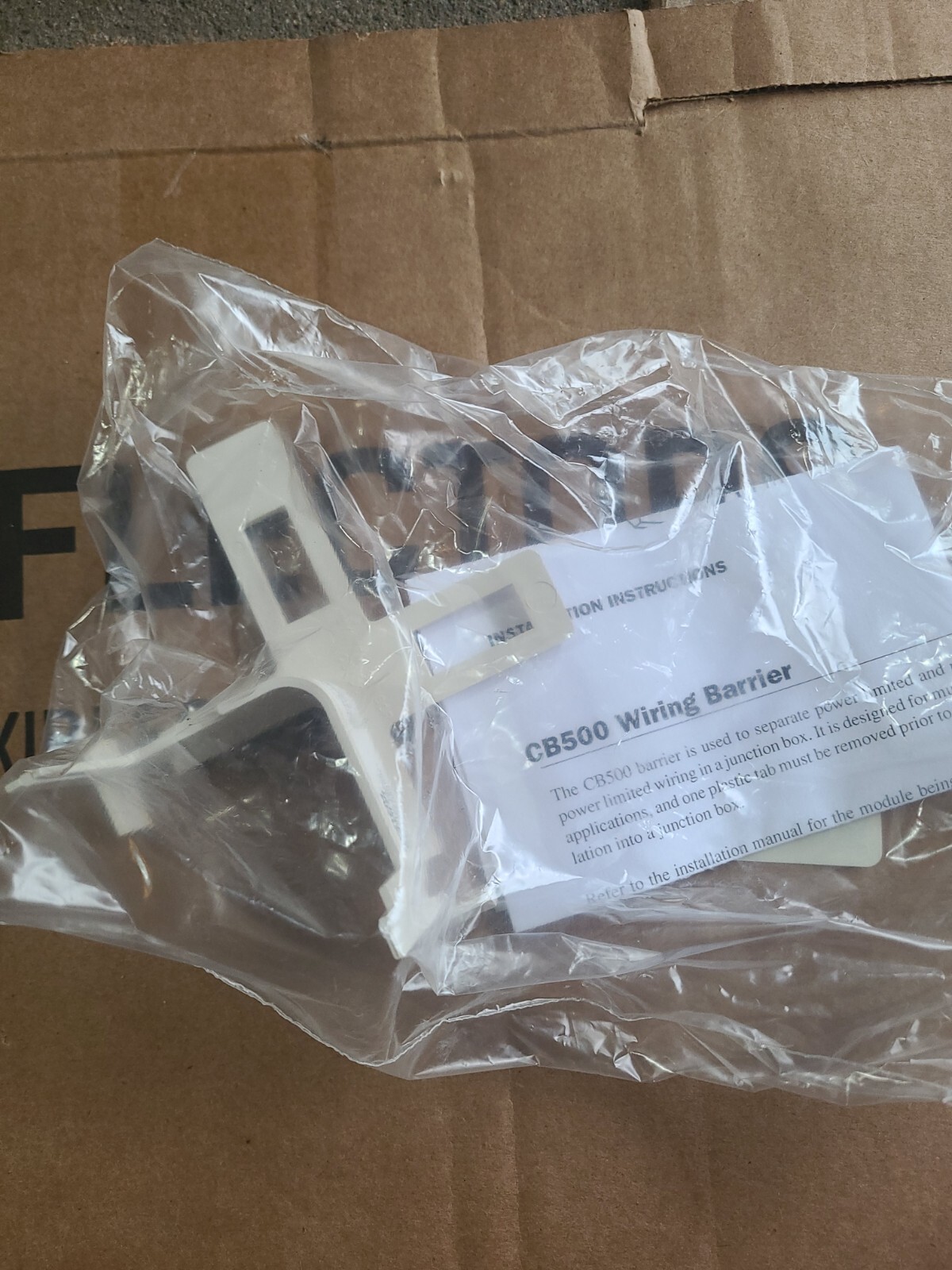 System Sensor CB500 Wiring Barrier (QTY OF 2) | eBay