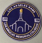 LA RAMS COLISEUM MEMORIAL PATCH LOS ANGELES Ram Last Game Custom Iron ...