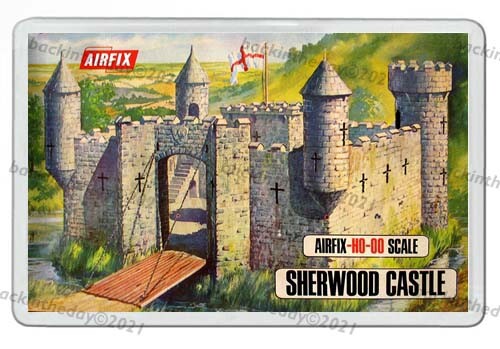 AIRFIX TOY SOLDIERS SHERWOOD CASTLE BOX ART NEW JUMBO FRIDGE MAGNET ...