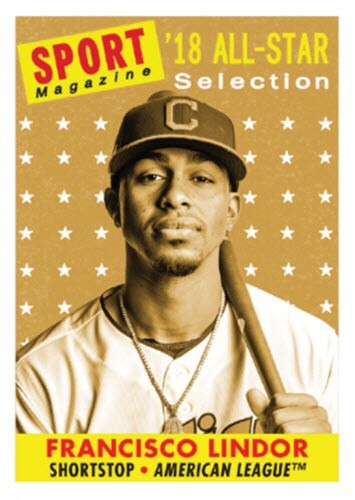 FRANCISCO LINDOR 2019 Topps Archives 1958 All-Star Magazine JUMBO GOLD ...