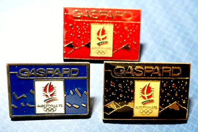 SET OF RARE "GASPARD" 1992 ALBERTVILLE OLYMPIC GAMES PIN / 2026 2028 | eBay
