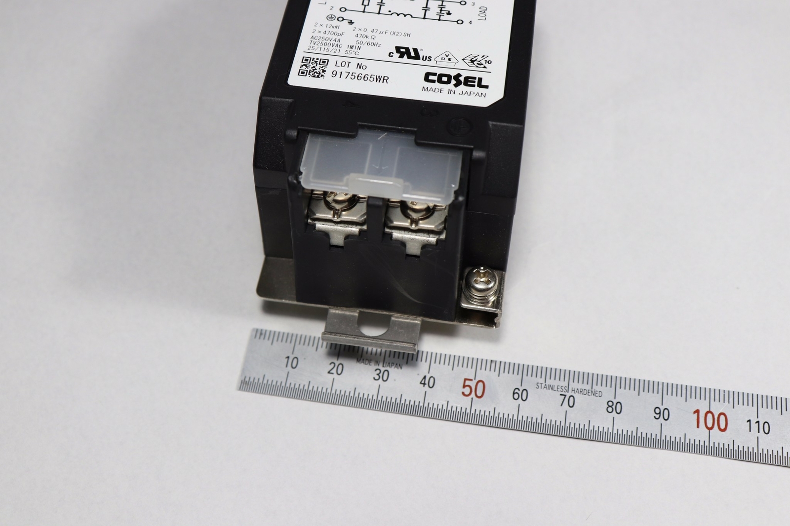 Cosel AC Noise Filter 250 VAC 4 Amp DIN Rail Mount for sale online | eBay