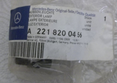 Rear License Plate Light 221 820 04 56 fits Mercedes C300/CL600/E350 ...