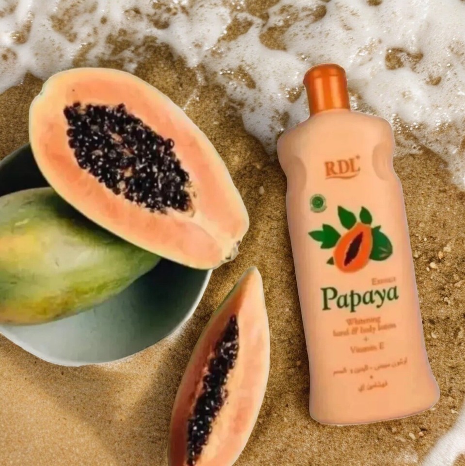 RDL Papaya Extract Hand And Body Lotion moisturize + Vitamin E 600ml ...