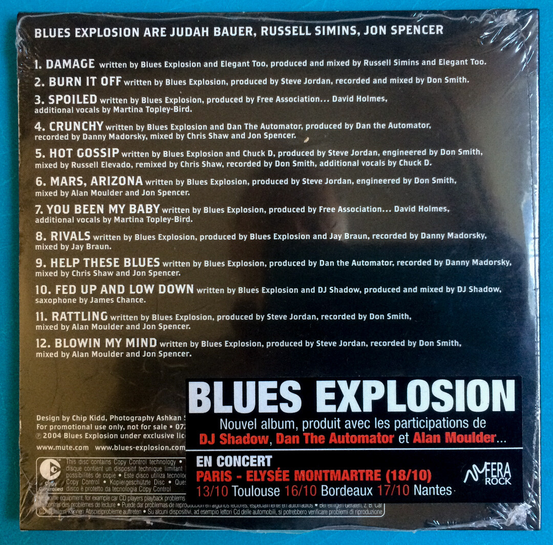 Jon Spencer Blues Explosion - Damage. French promo CD album. Brand new ...